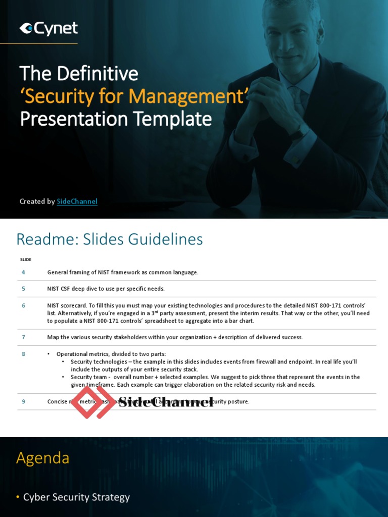 The Definitive Security For Management Presentation Template Pdf