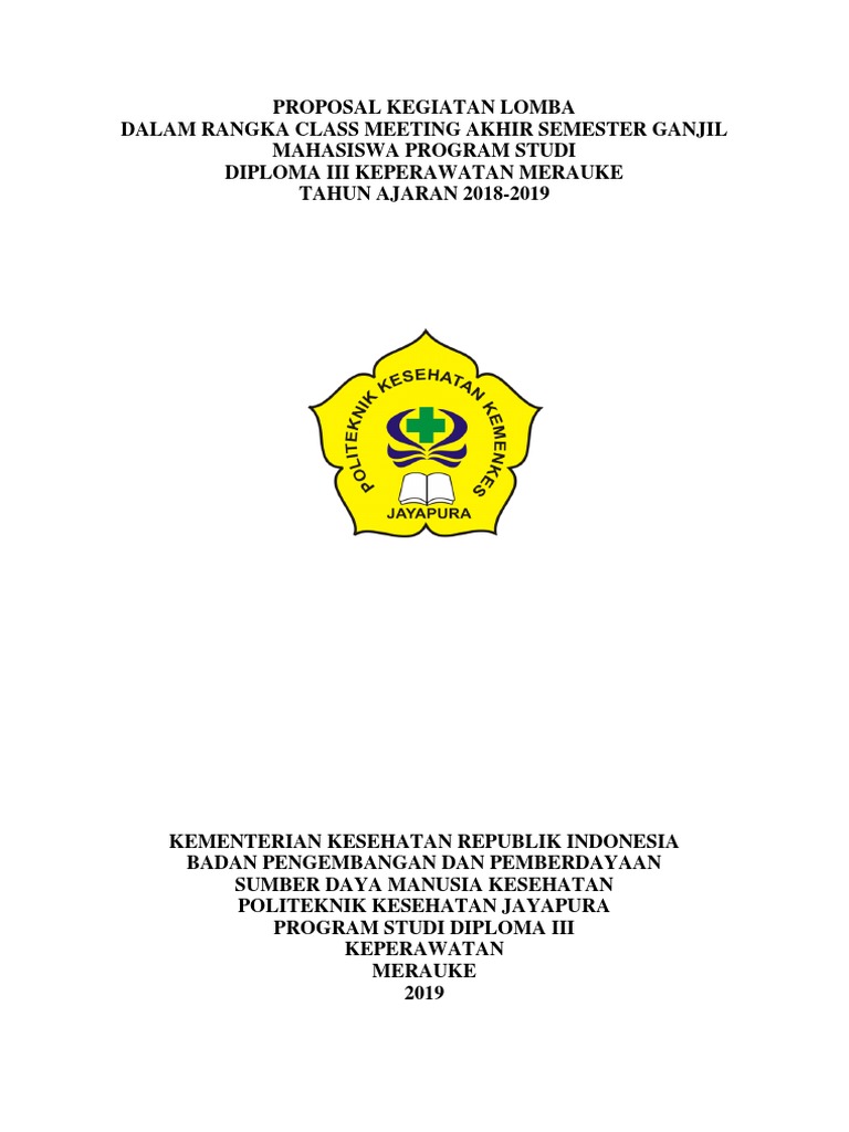 Proposal Kegiatan Lomba | PDF