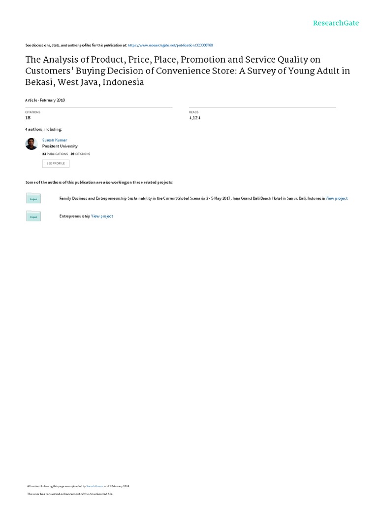 Convenience Store | PDF | Retail | Marketing