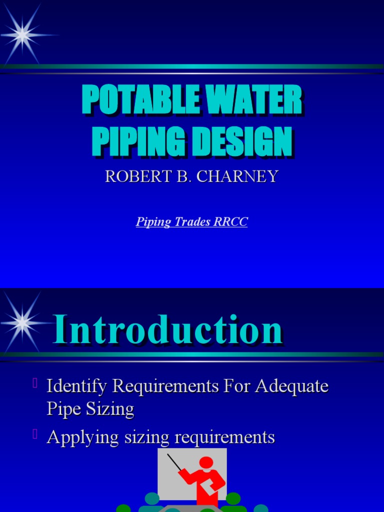 Potable Water Piping Design | PDF
