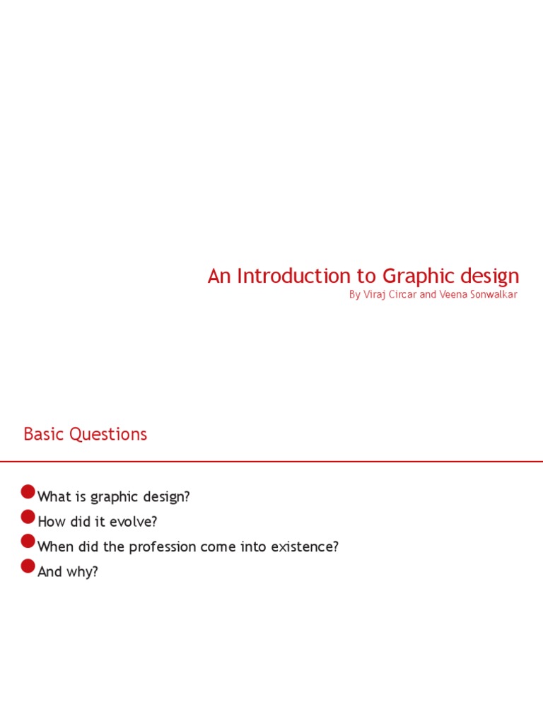 An Introduction to the Fundamental Principles of Graphic Design | PDF ...