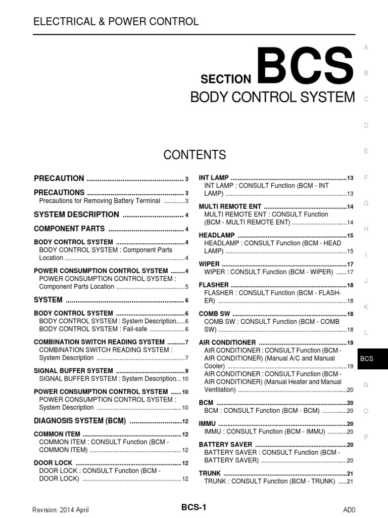 Body Control System Datsun Go | PDF | Switch | Headlamp