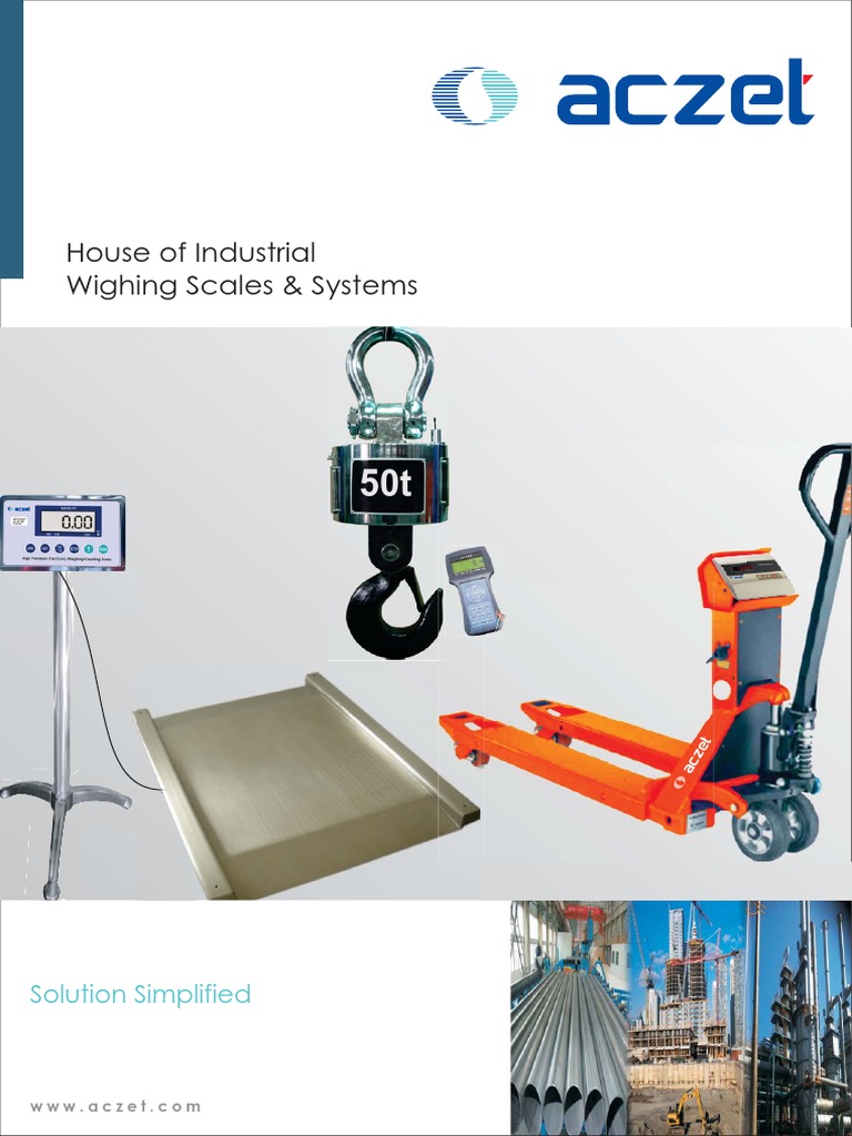 Aczet | Download Free PDF | Weighing Scale | Manufactured Goods