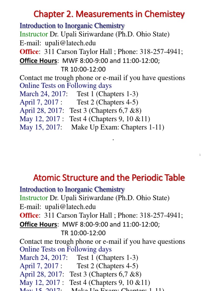 Chapter 3 Atomic Structure And The Periodic Table Pdf Electron Configuration Atomic Orbital