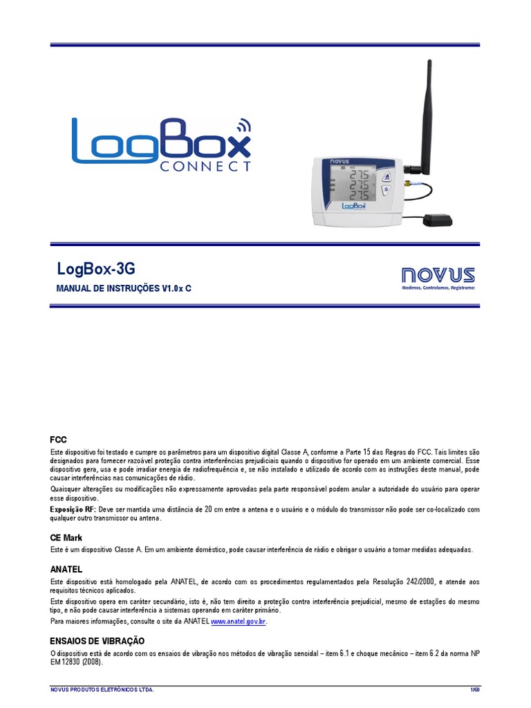 Manual do LogBox-3G: guia completo para configuração e uso | PDF ...