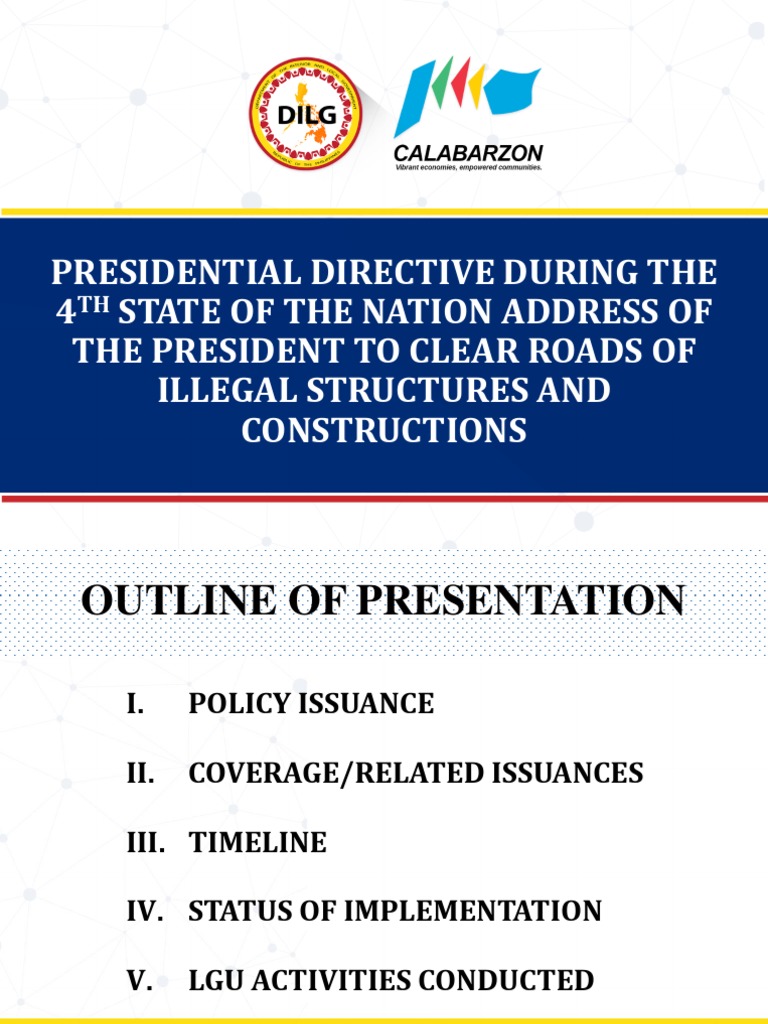 Presentation DILG MC 2019 121 Road Clearing As of Sept. 1 2019 | Road ...