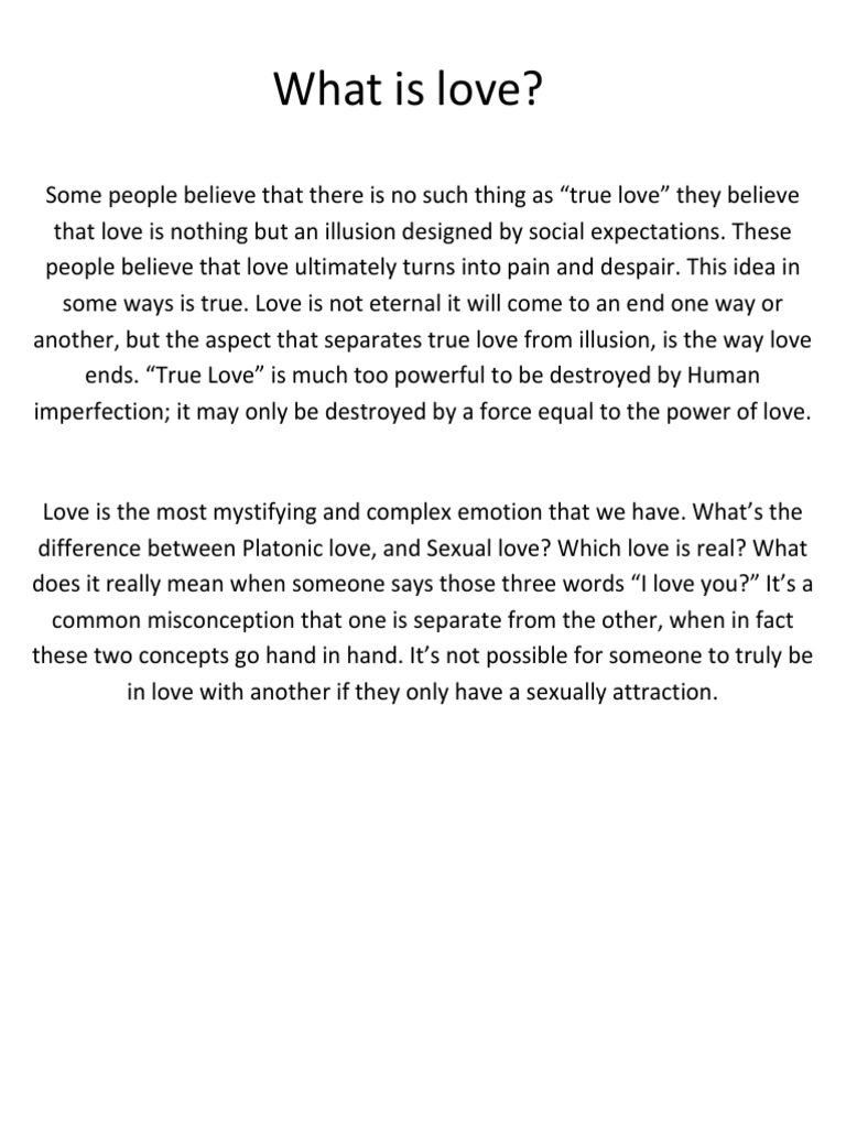 What Is Love | PDF