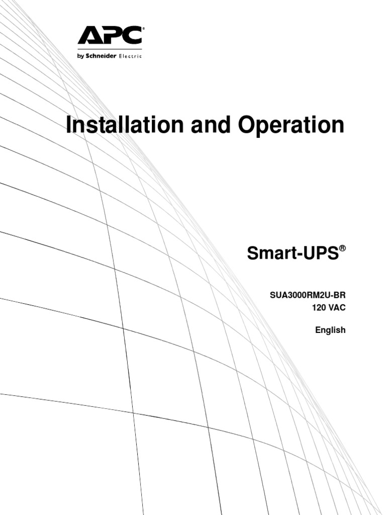 Installation and Operation: Smart-UPS | PDF | Electrical Connector ...