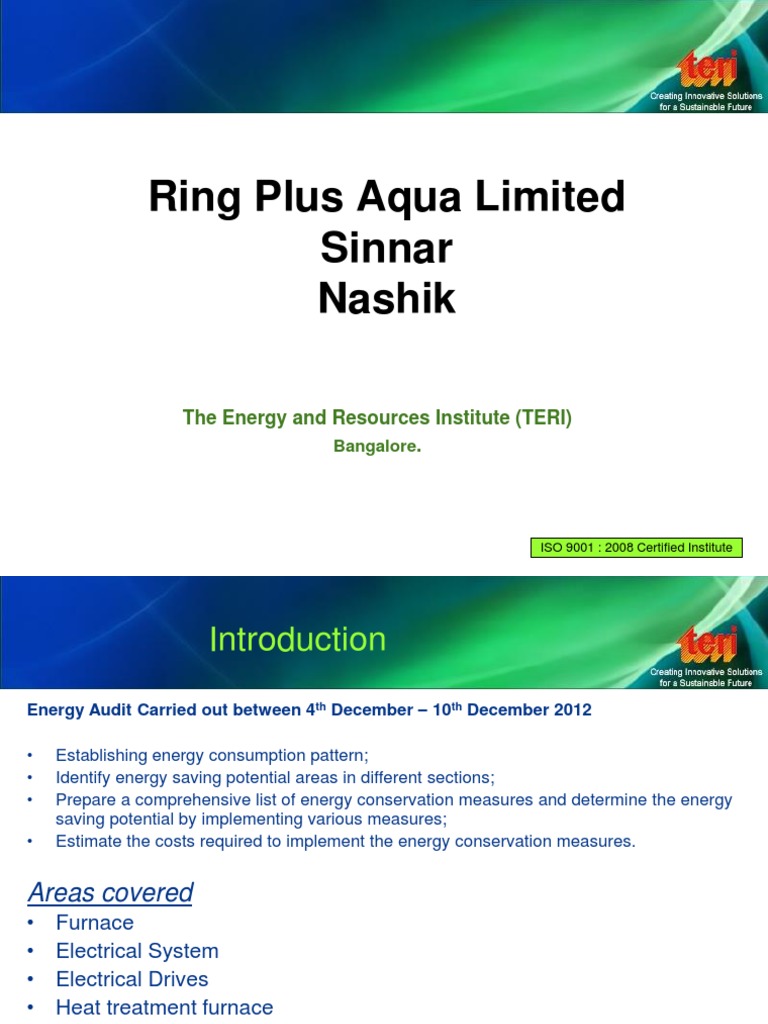 Ring Plus Aqua Starter Gear - TERI | PDF | Furnace | Pump