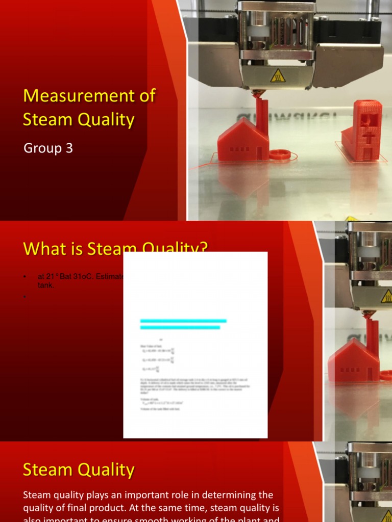 Measurement of Steam Quality: Group 3 | Download Free PDF | Steam ...