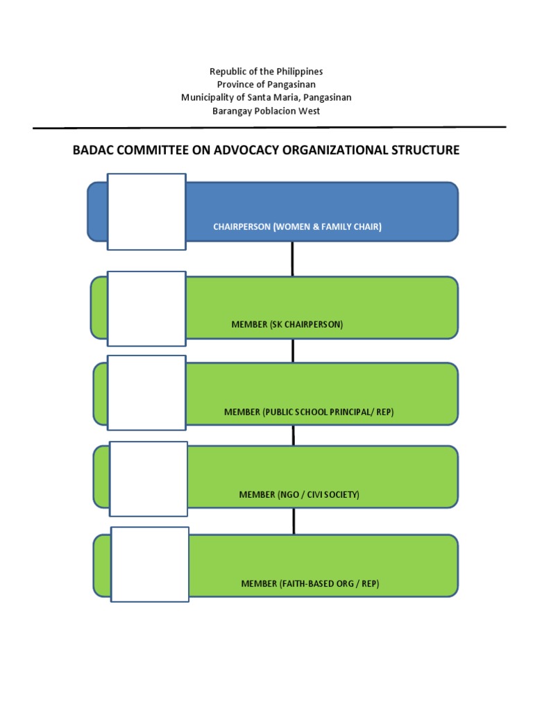 BADAC Advocacy Committee Structure | PDF | Wellness