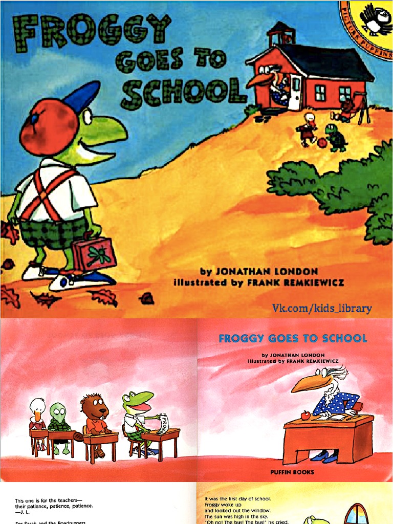 Froggy Goes To School by J London | PDF