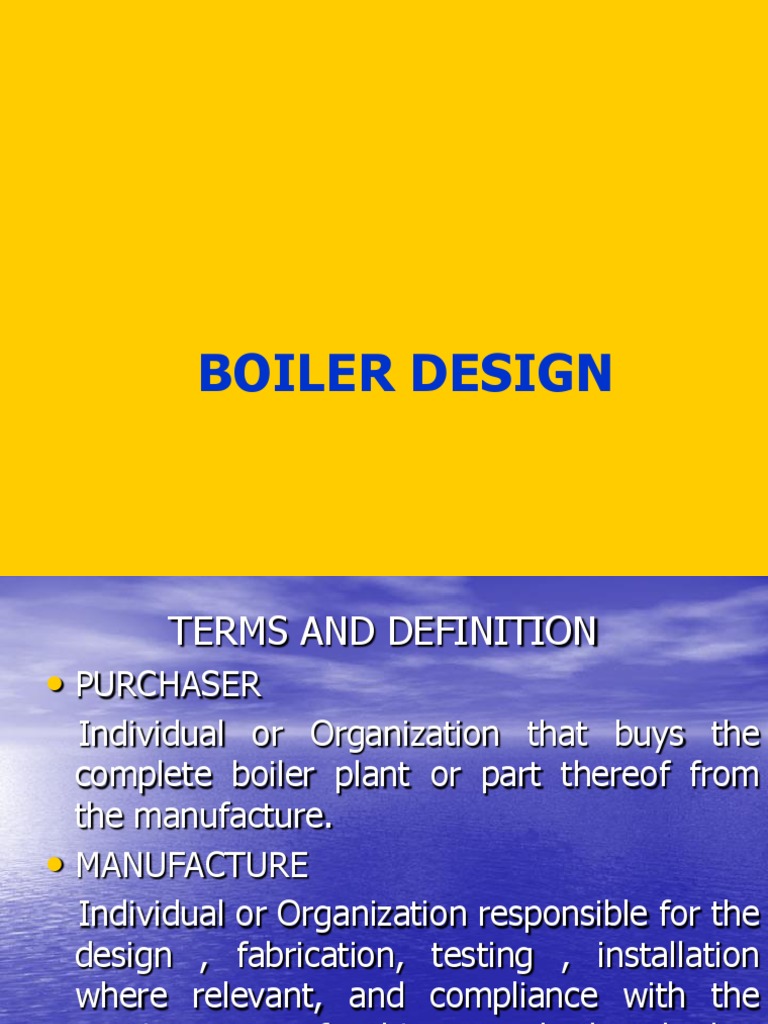 Boiler Design | PDF | Boiler | Fuels