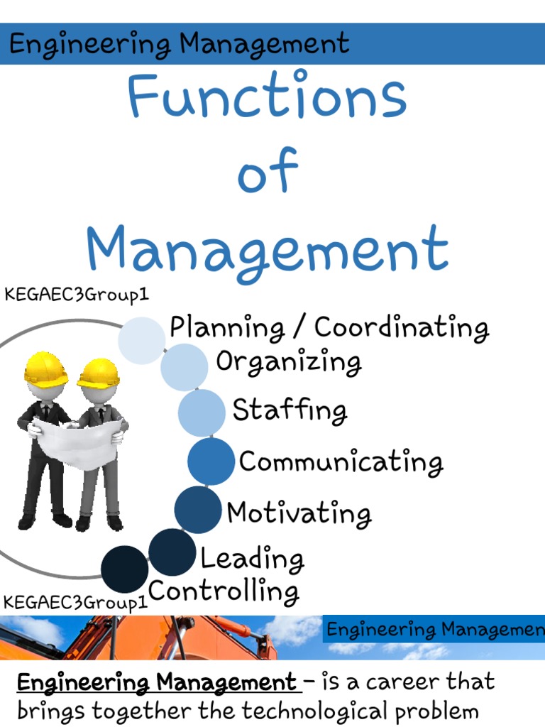 Functions of Management | PDF | Strategic Planning | Goal
