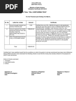 Format of Statement of Expenditure (SoE) | PDF | Expense