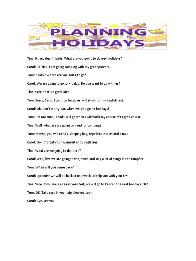 Worksheets Elementary A1 High School Reading Future Tenses Holidays ...