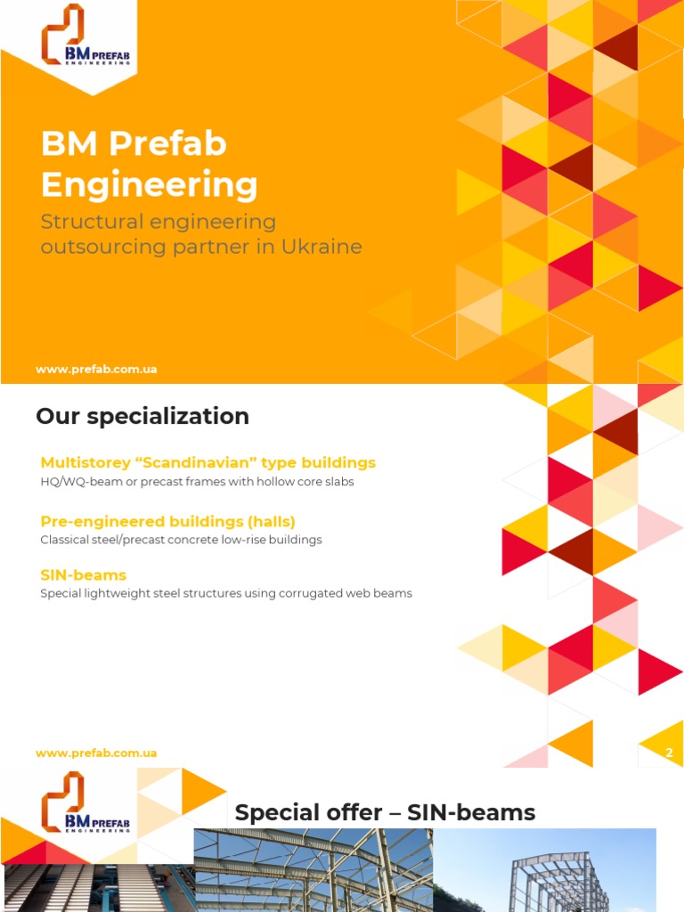 Presentation BM Prefab | PDF | Economic Sectors | Engineering