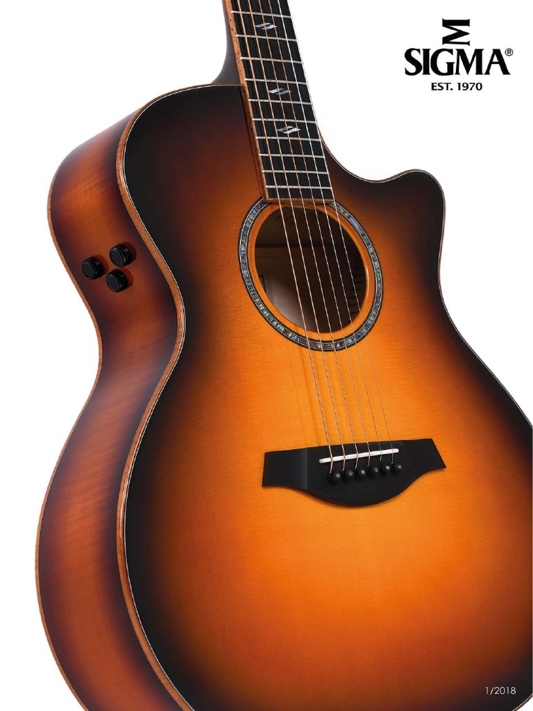 Sigma Catalog 2018 International | PDF | Guitars | Bass Guitar