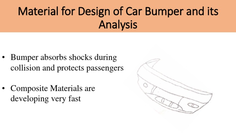 Material For Design of Car Bumper and Its | PDF