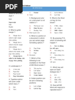 MS Word MCQs for Entry Test | PDF | Typefaces | Page Layout