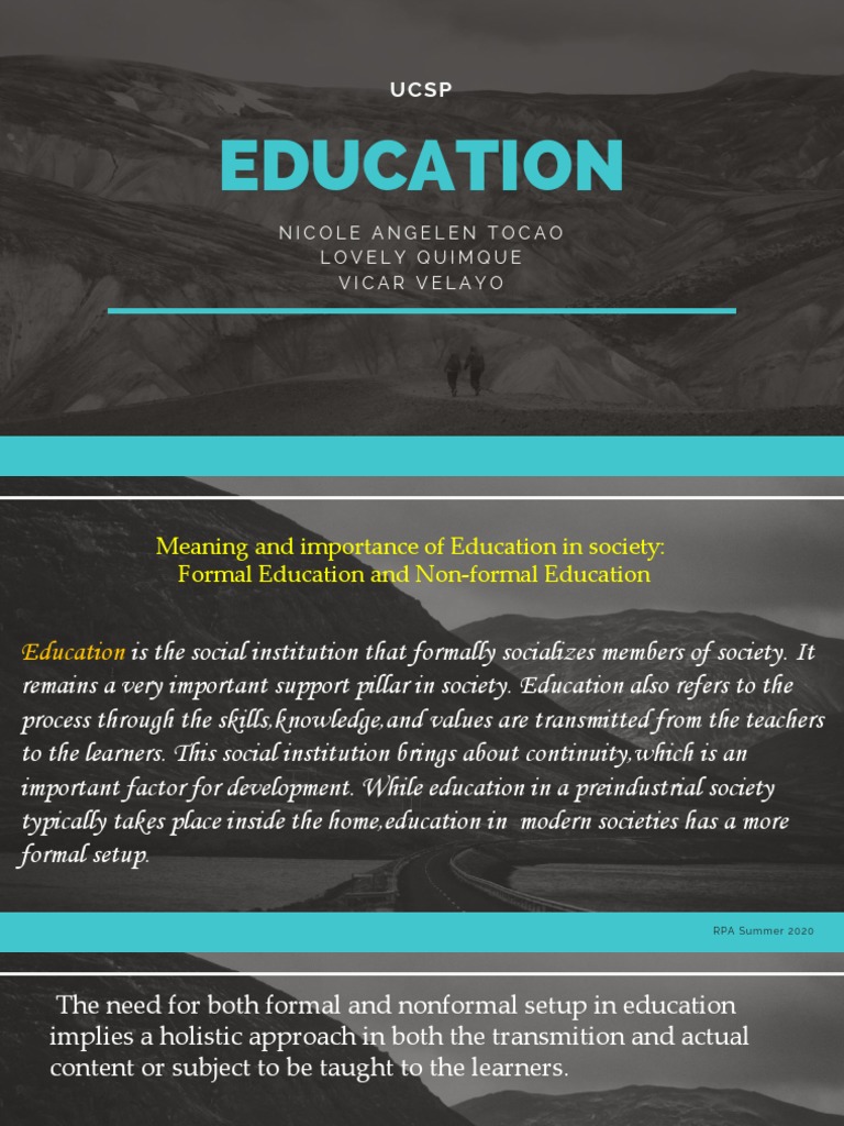 Ucsp Reporteducation | PDF | Self Actualization | Behavior Modification