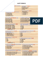 Alcpt Form 1 To 100 40 | PDF | Multiple Choice | Test (Assessment)