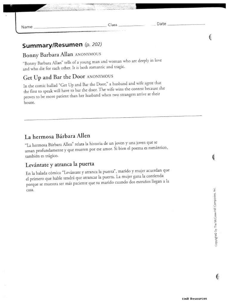 Bonny Barbara Allan | PDF