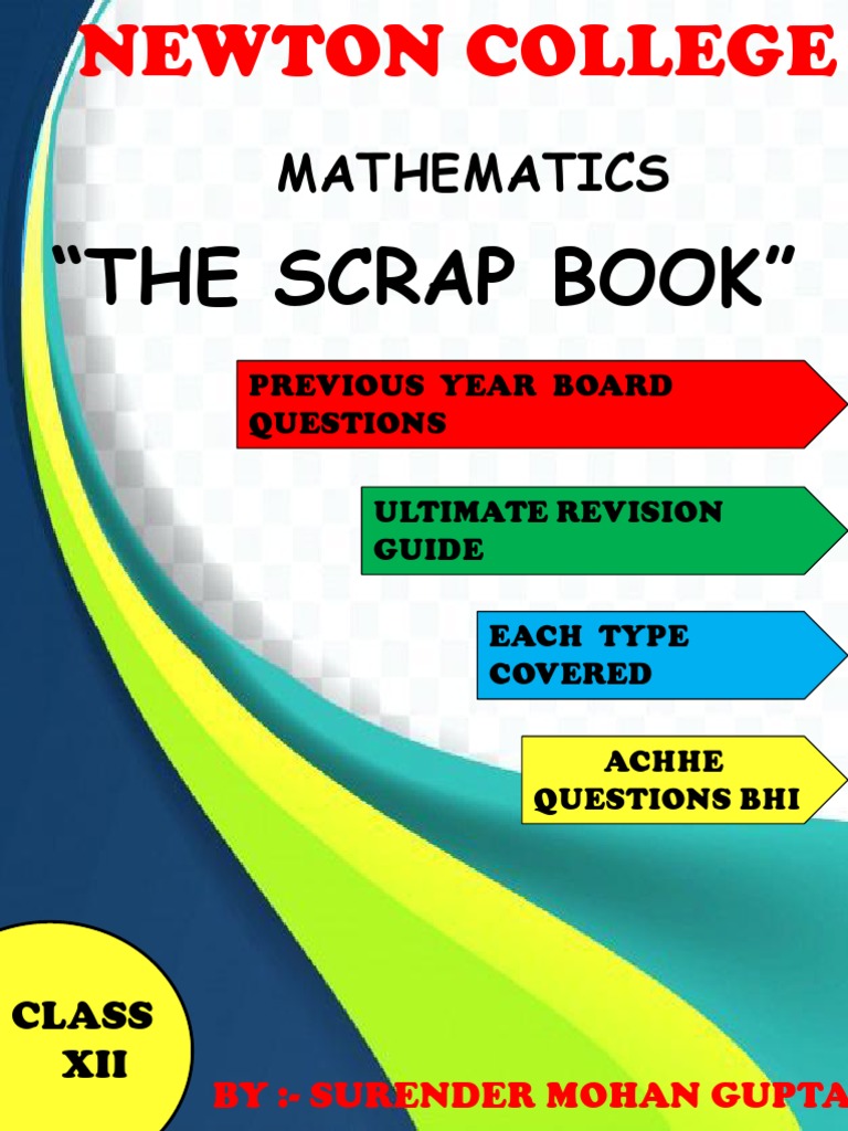 Xii Maths Scrap Book | Download Free PDF | Function (Mathematics ...