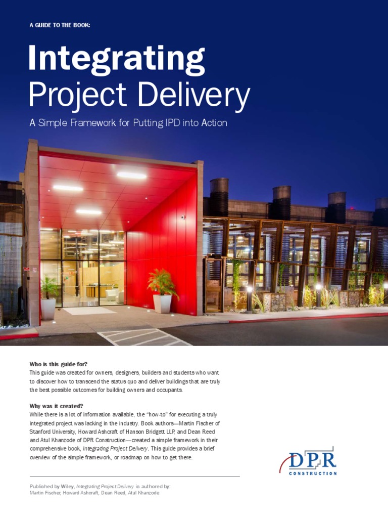 Integrating Project Delivery | PDF | Building Information Modeling | Design