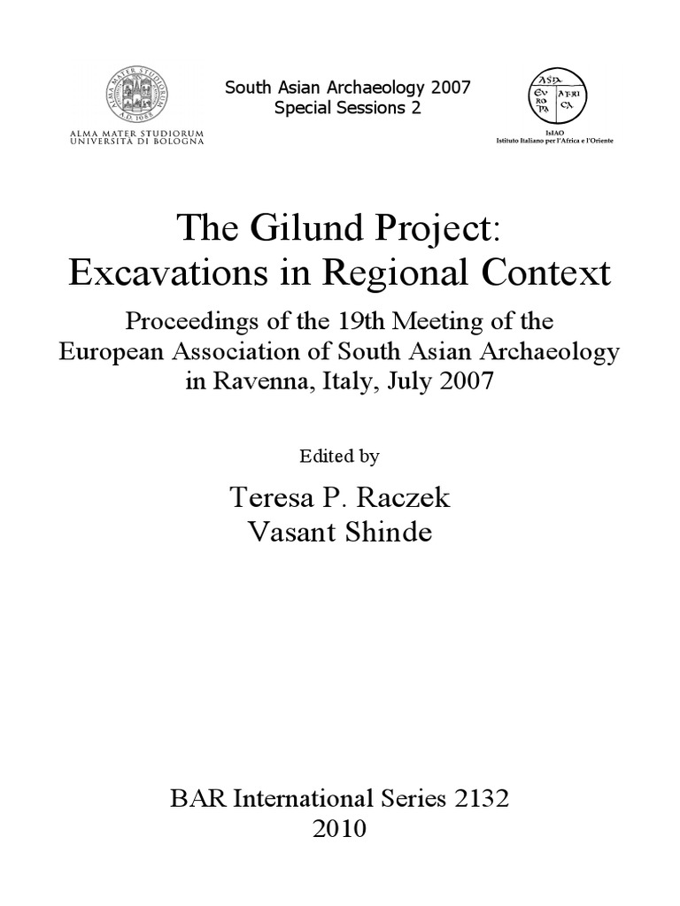 Introduction A Review of The Gilund Exca | PDF | Conservation And ...