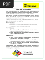 Check List Kit Antiderrames | PDF | Deportes | Ocio