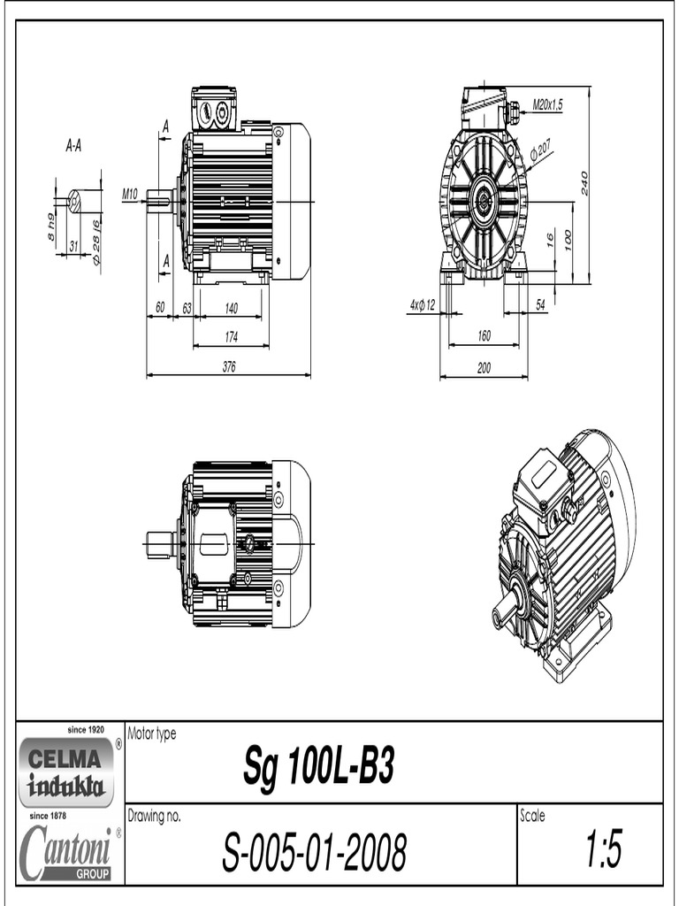 SG 100L-B3: Motor Type | PDF