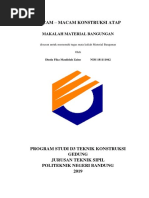 Jarak Gording Atap Rumah Dan Perhitungannya | PDF