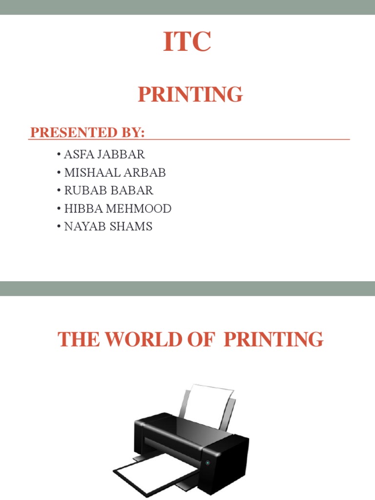Print Slide | PDF | Printer (Computing) | Printing