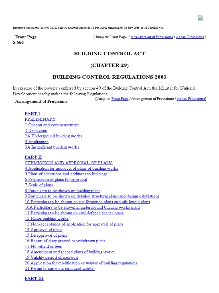 Ss - Cap29-Building Control Regulations 2003 | PDF | Deep Foundation ...