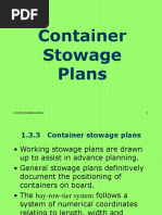 Container Stowage Plans Guide | PDF | Deck (Ship) | Ships