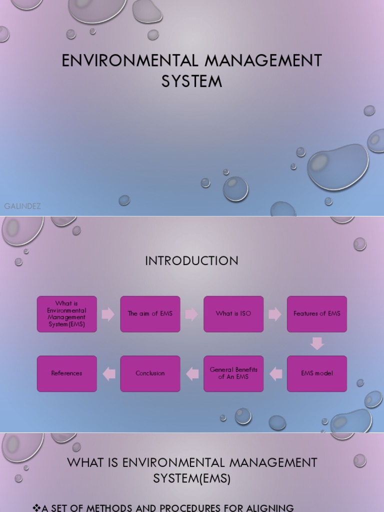 Overview of Environmental Management Systems | PDF | Natural ...