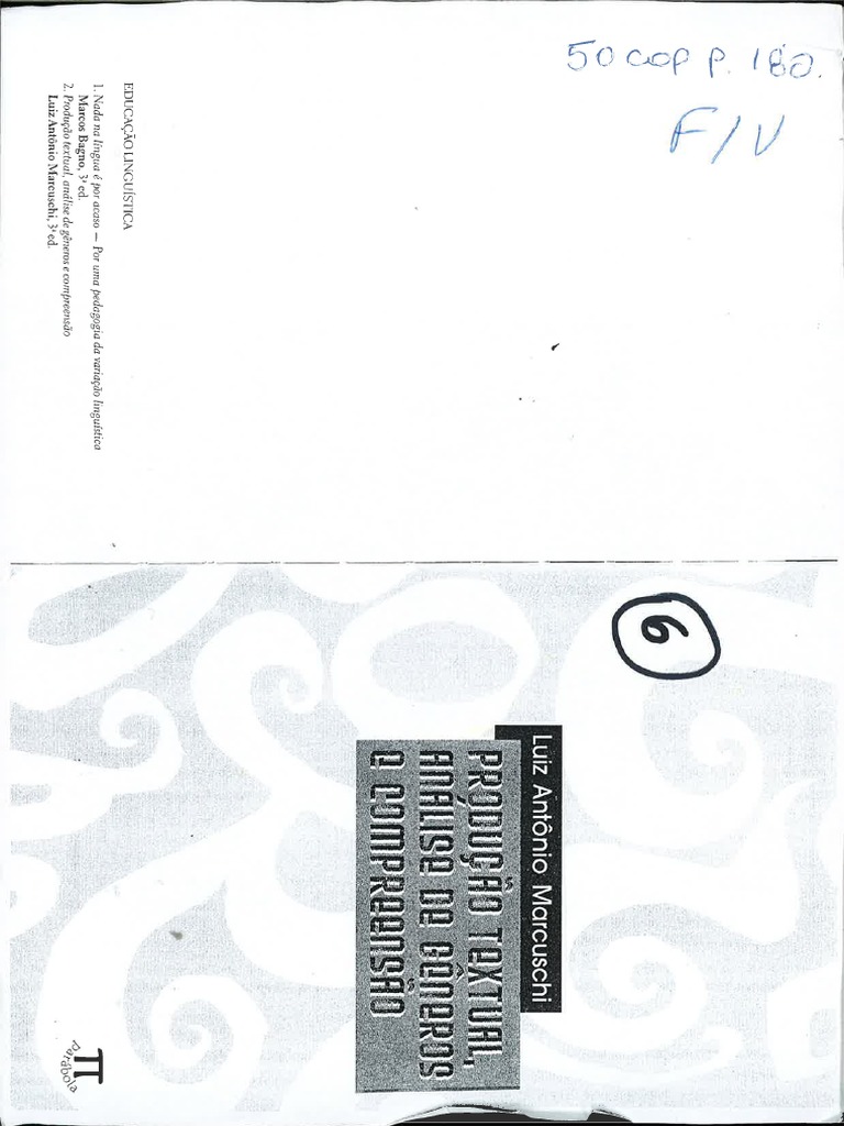 MARCUSCHI Luiz Antonio - O Processo de Producao Textual PDF | PDF