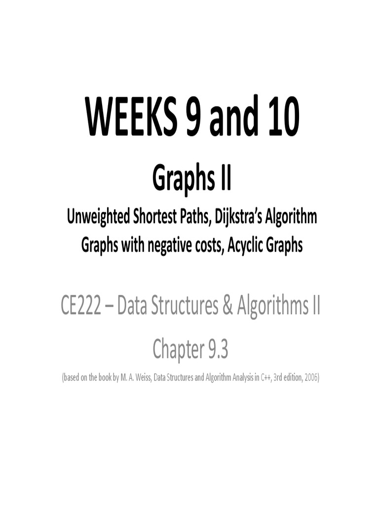 Dijkstra Algorithm PDF | PDF | Algorithms | Computer Science