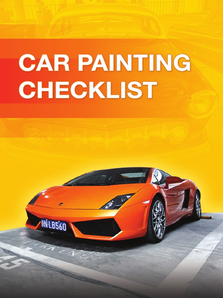 Car Painting Process Checklist | PDF