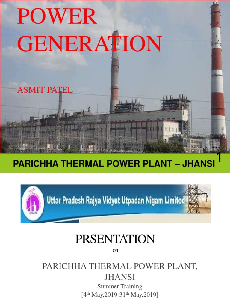 How Parichha Thermal Power Plant Generates Electricity | PDF | Boiler ...