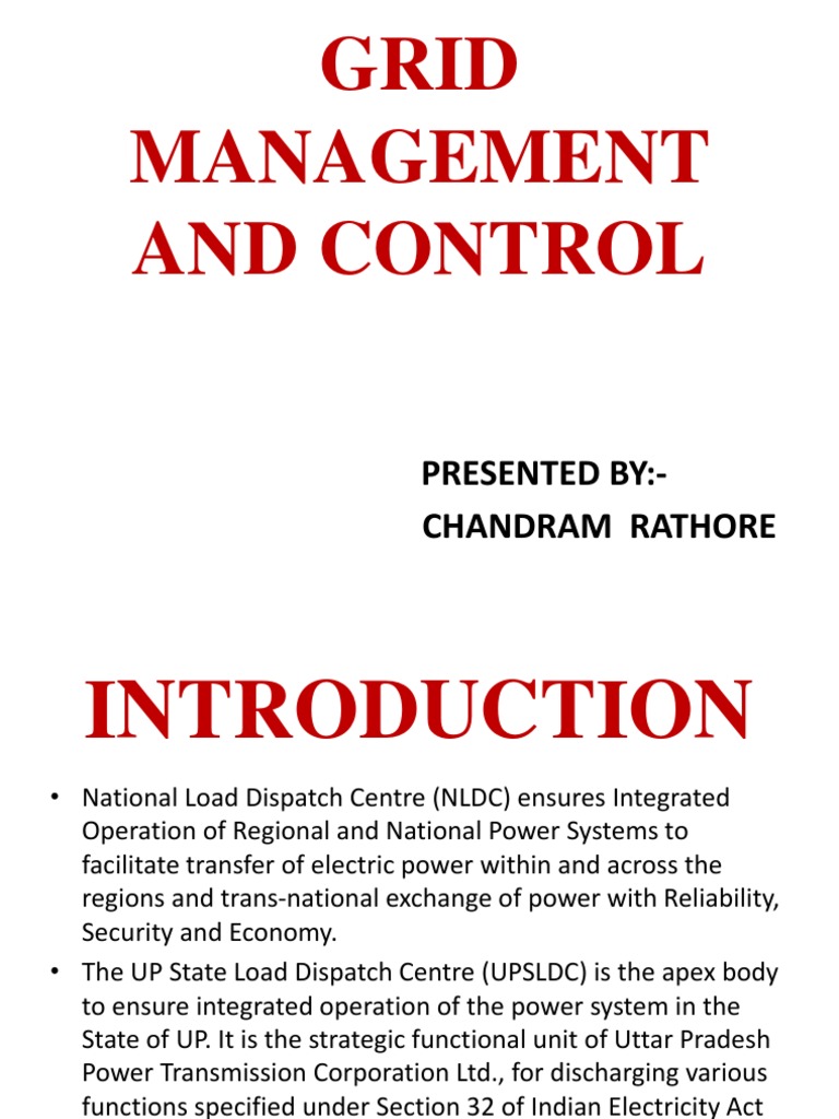 Grid Management and SCADA Systems Overview | PDF | Scada | Electrical Grid