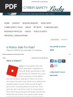Parent Account Verification on Roblox | PDF