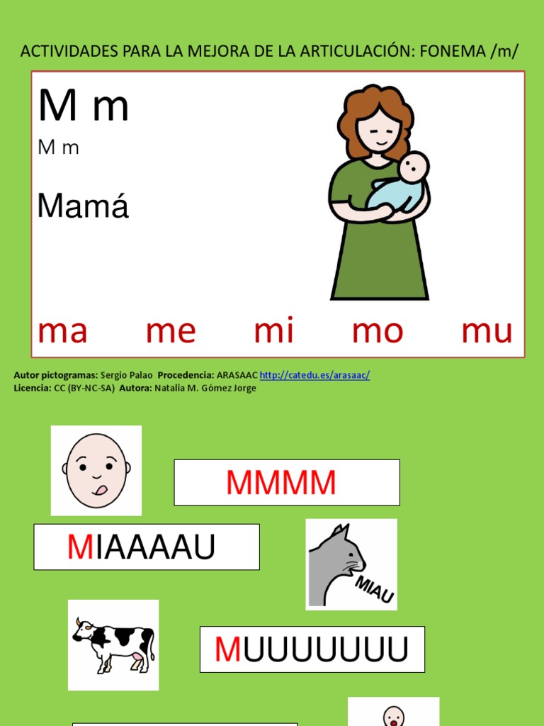 Actividades Mejora Fonema M | PDF
