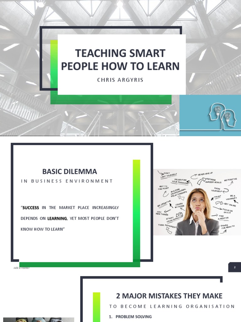 Teaching Smart People How To Learn | PDF | Reason | Feeling