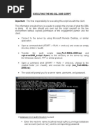 ACTT MS - SQL - Extract Script Instructions | PDF | Databases ...