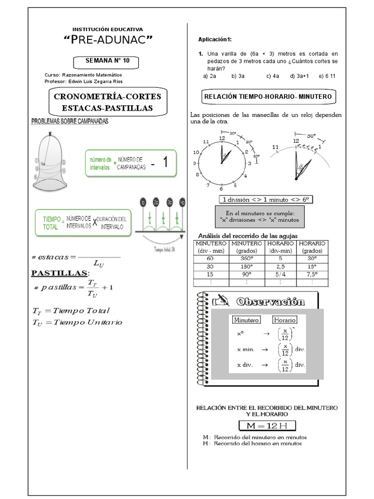 RM Cronometria | PDF | Reloj | Hora