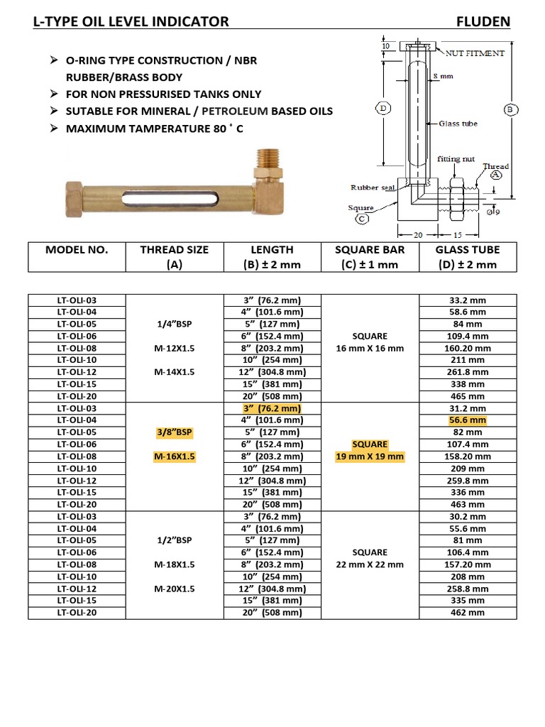 Oil Level Indicator | PDF