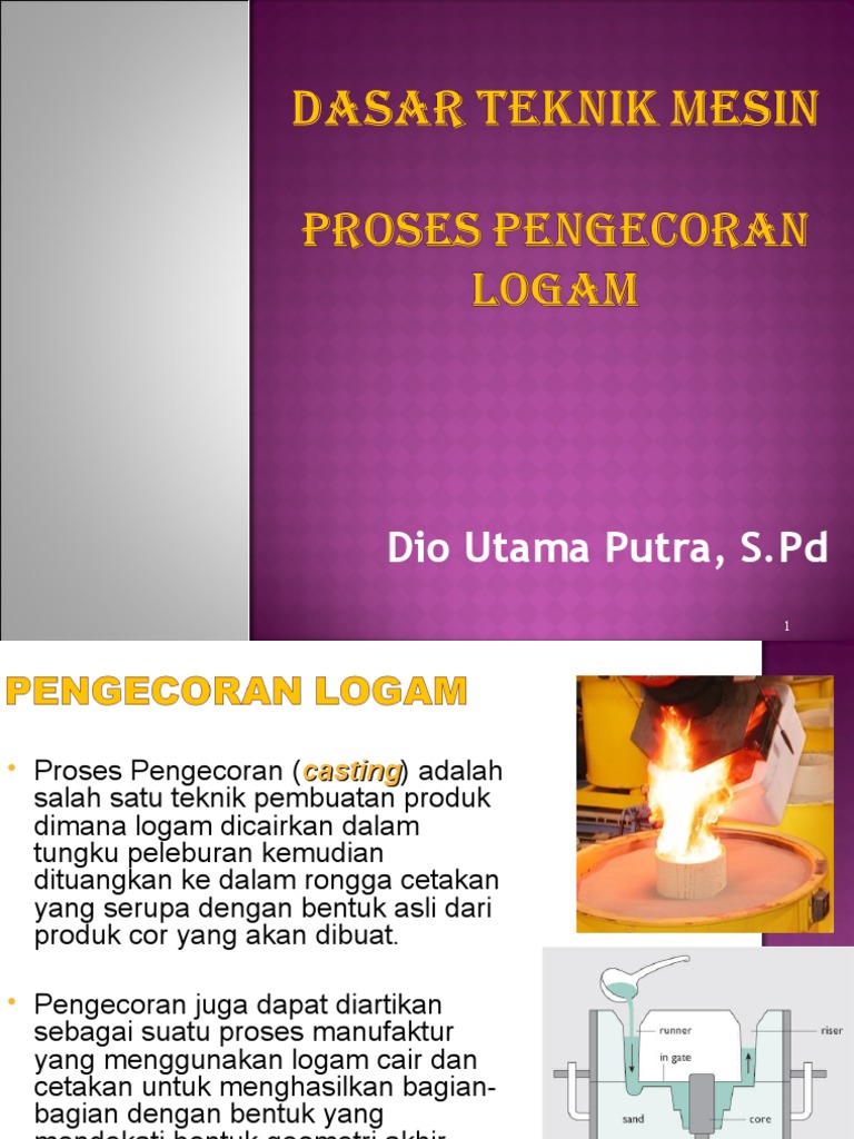 Pengecoran Logam | PDF