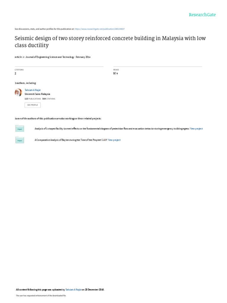 Seismic Design Pdf Earthquakes Earthquake Engineering
